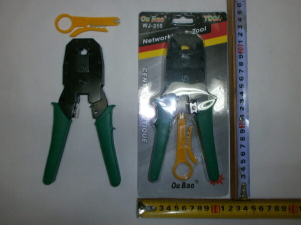 PINZA CRIMPEADORA *PARA CABLES DE REDES* – Distribucion Masiva